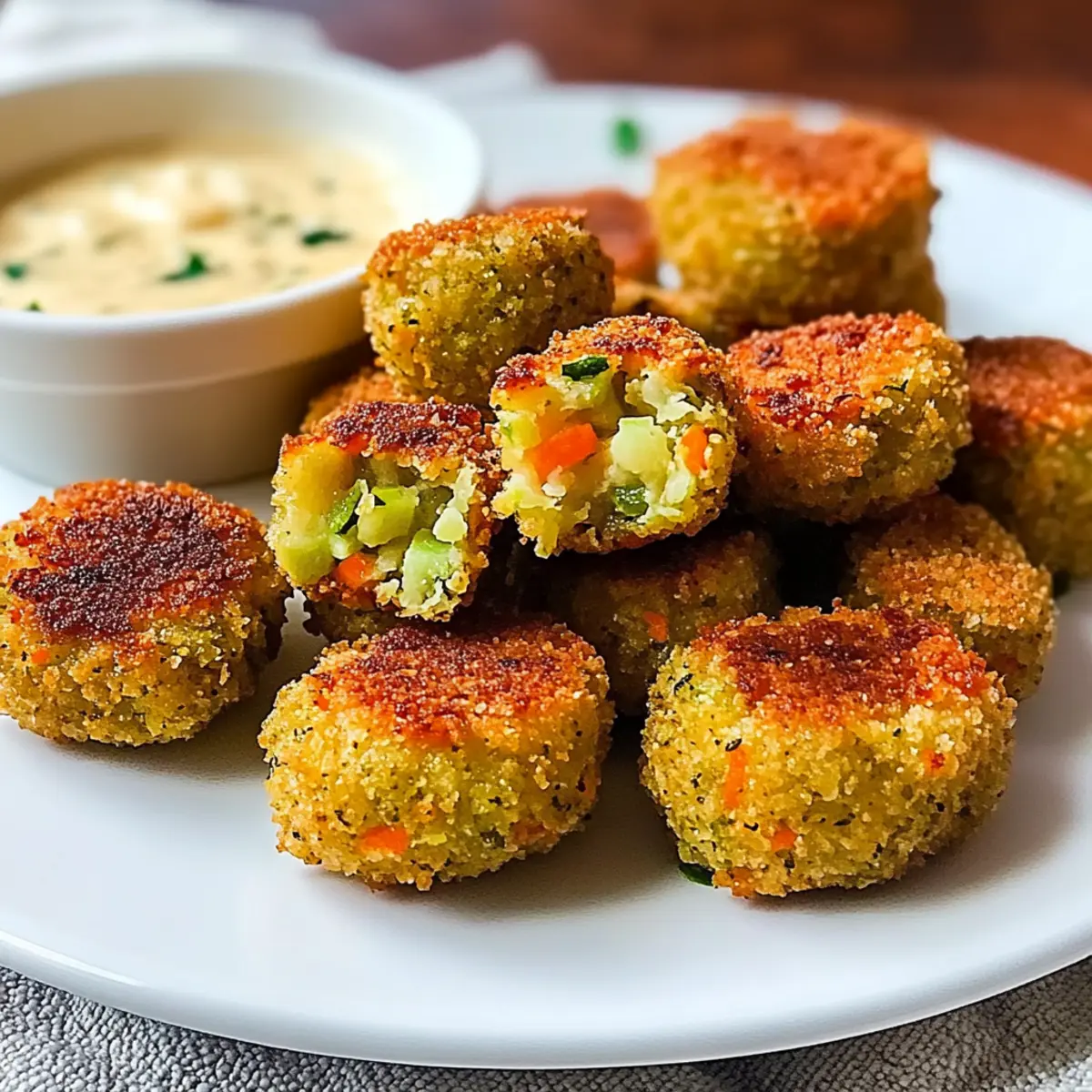 Crispy Chickpea Vegetable Nuggets: Irresistibly Delicious Bites
