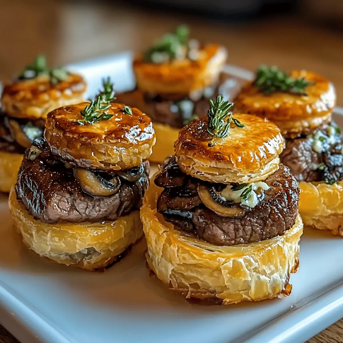 Irresistible Mini Beef Wellington Bites: Gourmet Party Snack