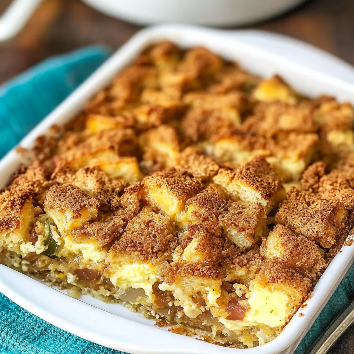 Easy Overnight Cinnamon Baked French Toast Casserole Recipe
