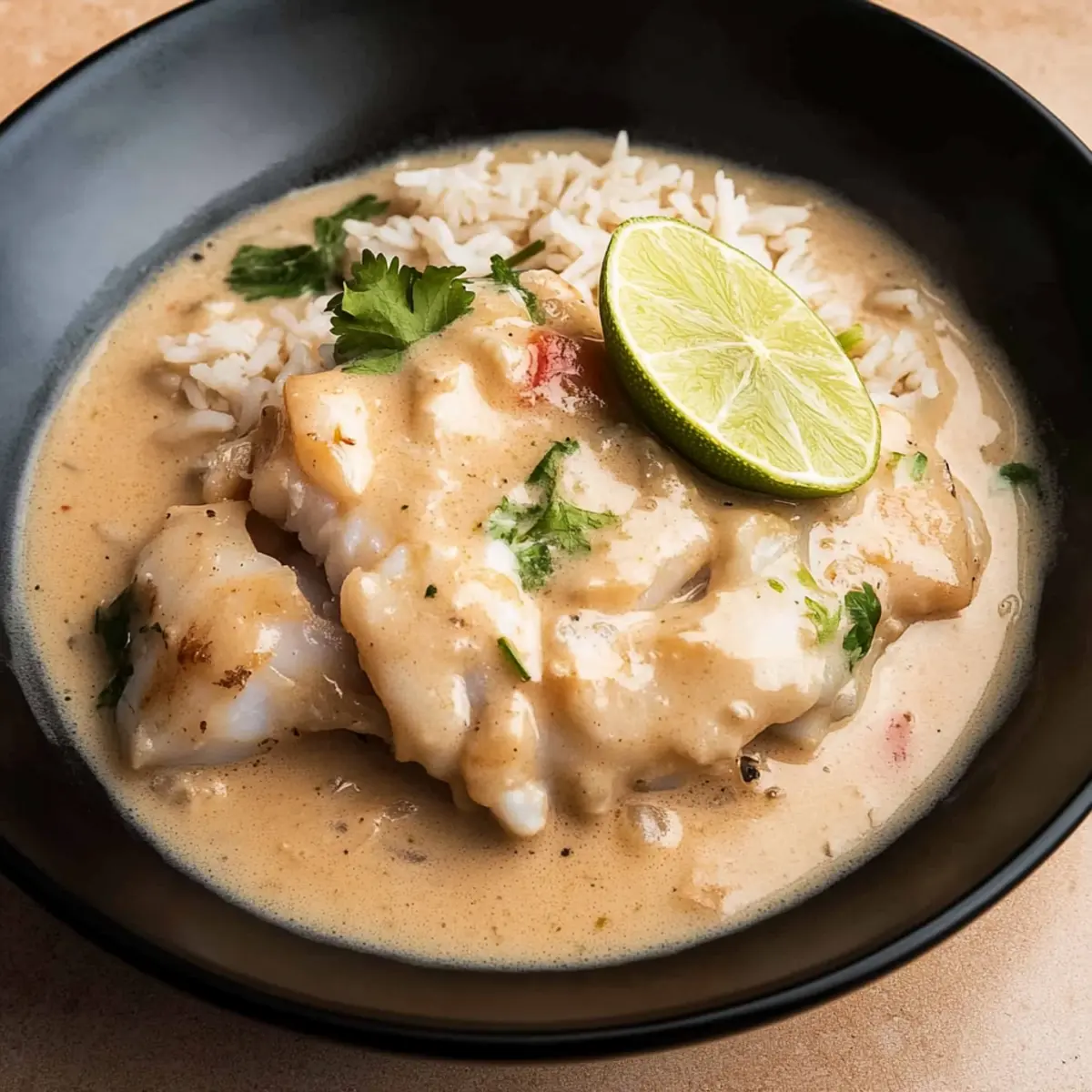 Irresistible Miso-Coconut Poached Cod with Tender Pandan Rice