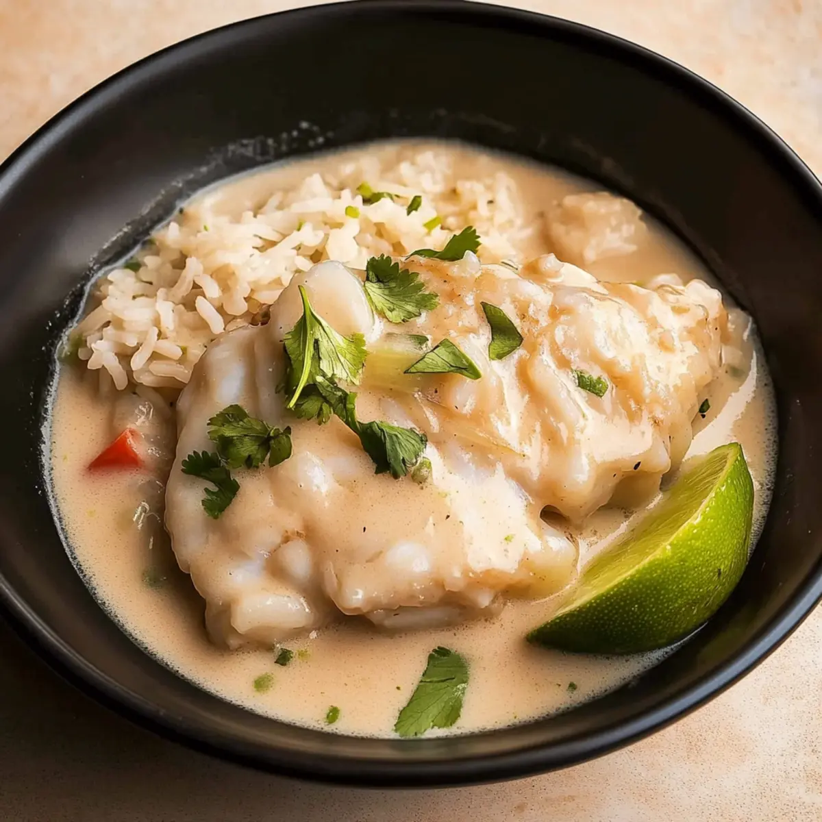 Irresistible Miso-Coconut Poached Cod with Tender Pandan Rice