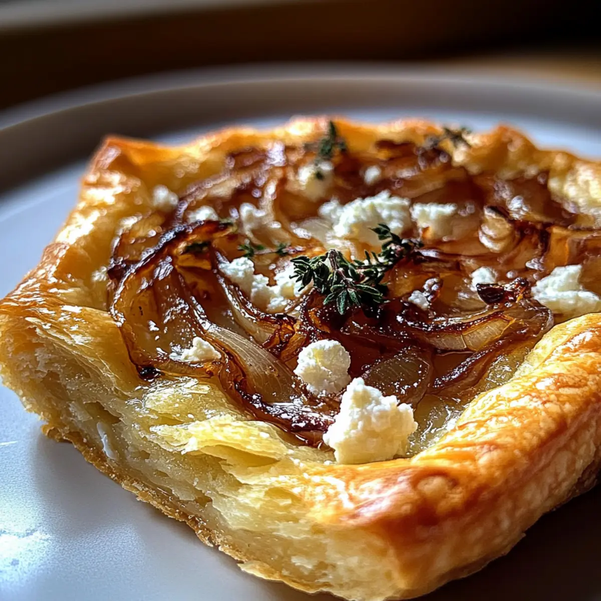 Irresistible Caramelized Onion and Goat Cheese Tarts