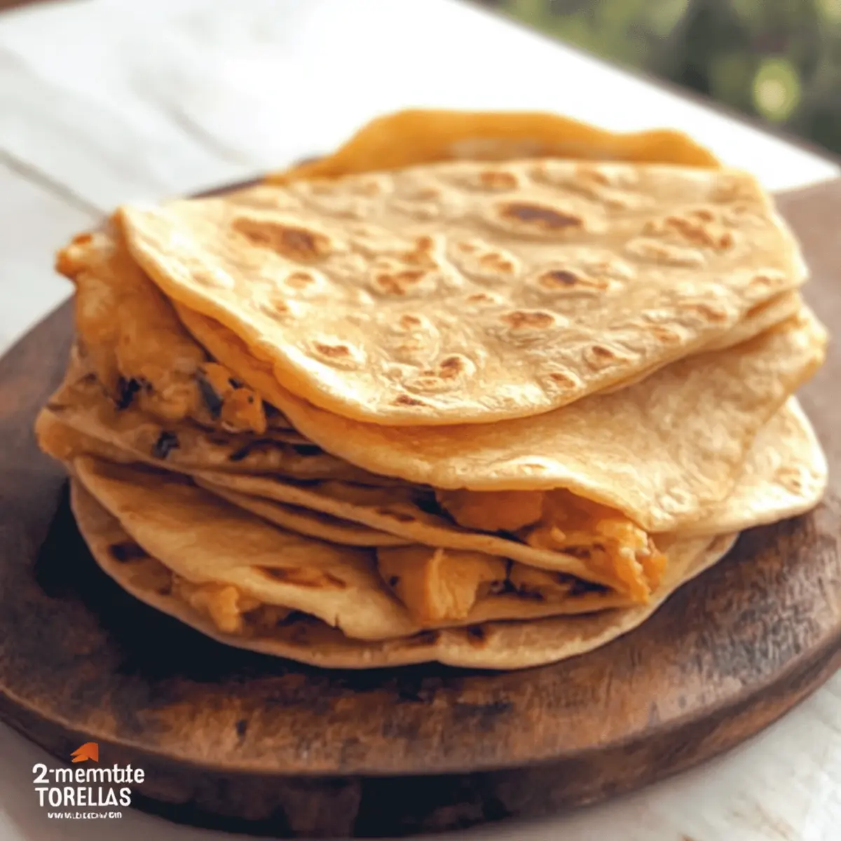 Ultimate 2 Ingredient Tortillas (Clean Eating) - Deliciously Easy!