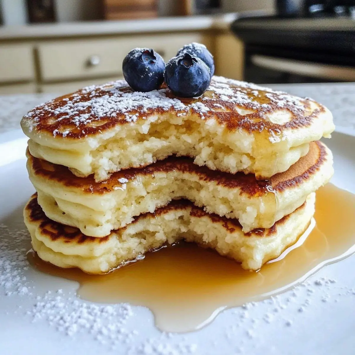 Amazing Greek Yogurt Pancakes in 20 Minutes - So Fluffy!