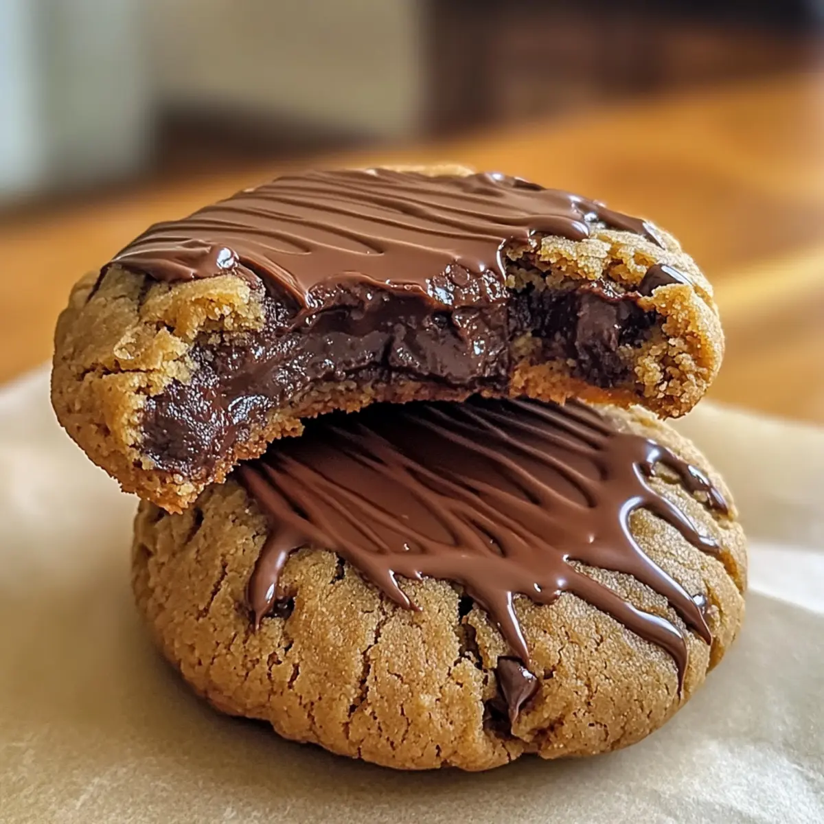 Irresistible Healthy Peanut Butter Greek Yogurt Chocolate Fudge Cookies
