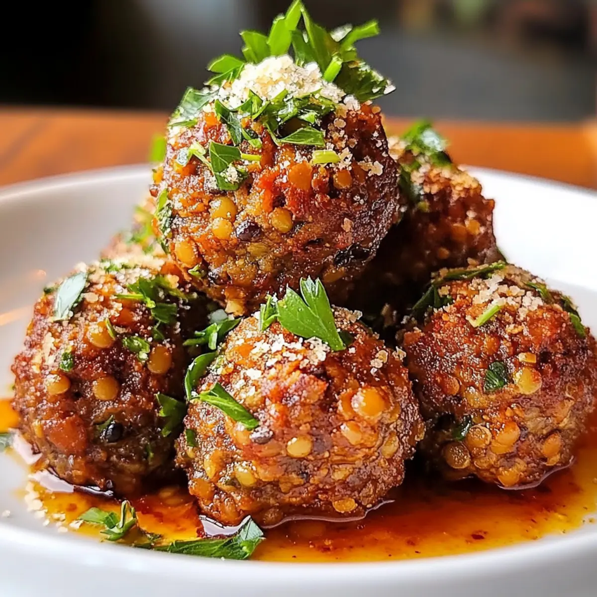 Easy Vegetarian Lentil Meatballs: Delicious Plant-Powered Delight