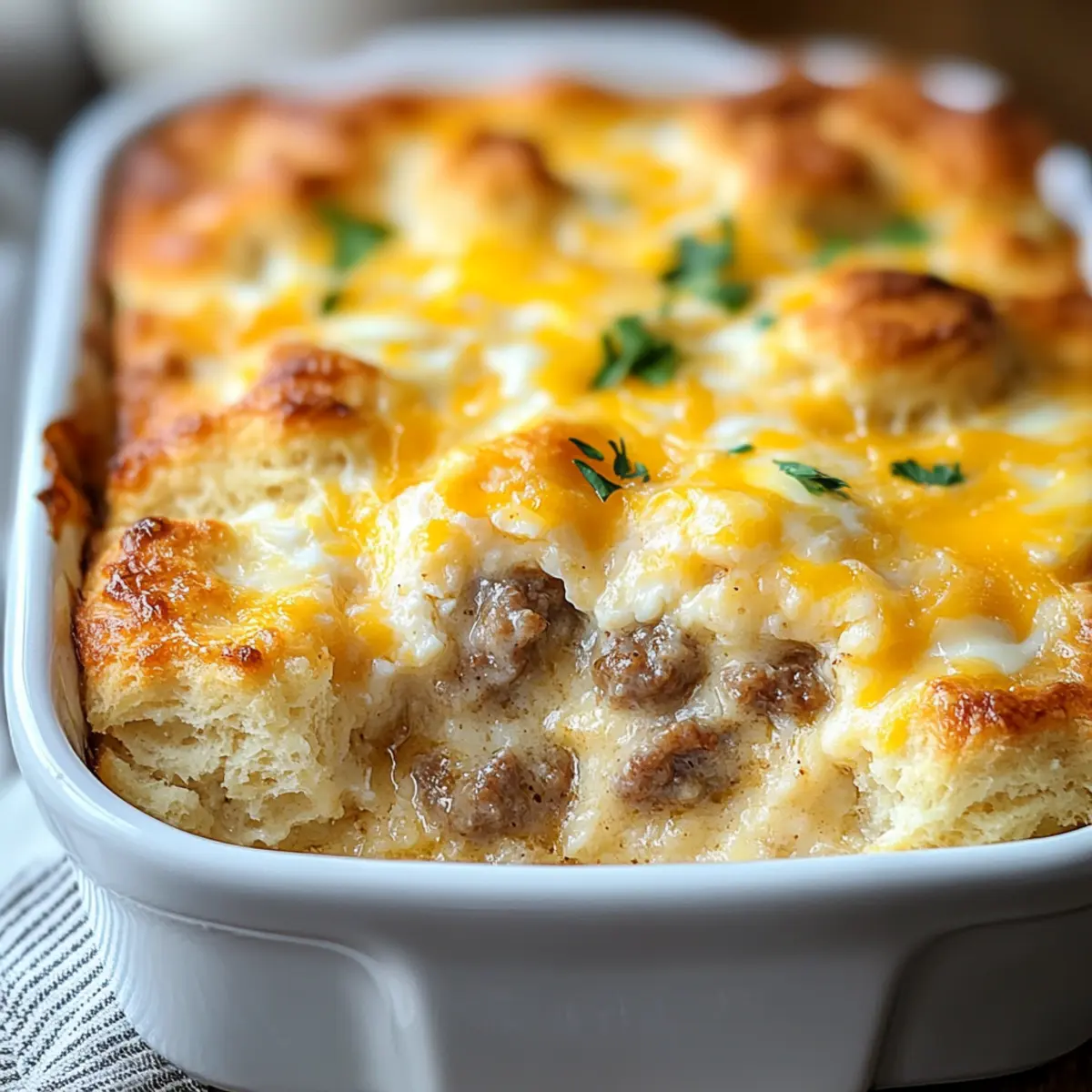 Biscuits And Gravy Breakfast Casserole The Ultimate Comfort Dish